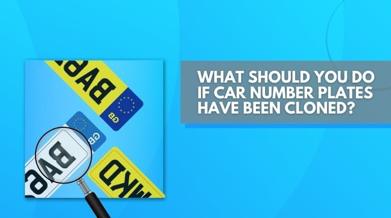 Cloned number plates – How to spot a cloned car?